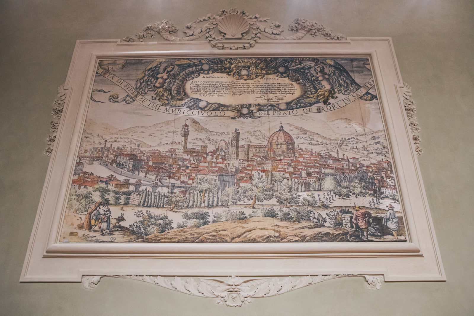 La Sala del Gonfalone del palazzo del Pegaso ritrova i colori originali ...